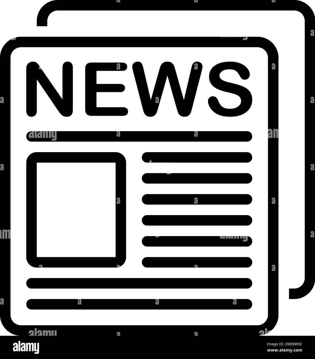 News ad Stock Vector Images - Alamy