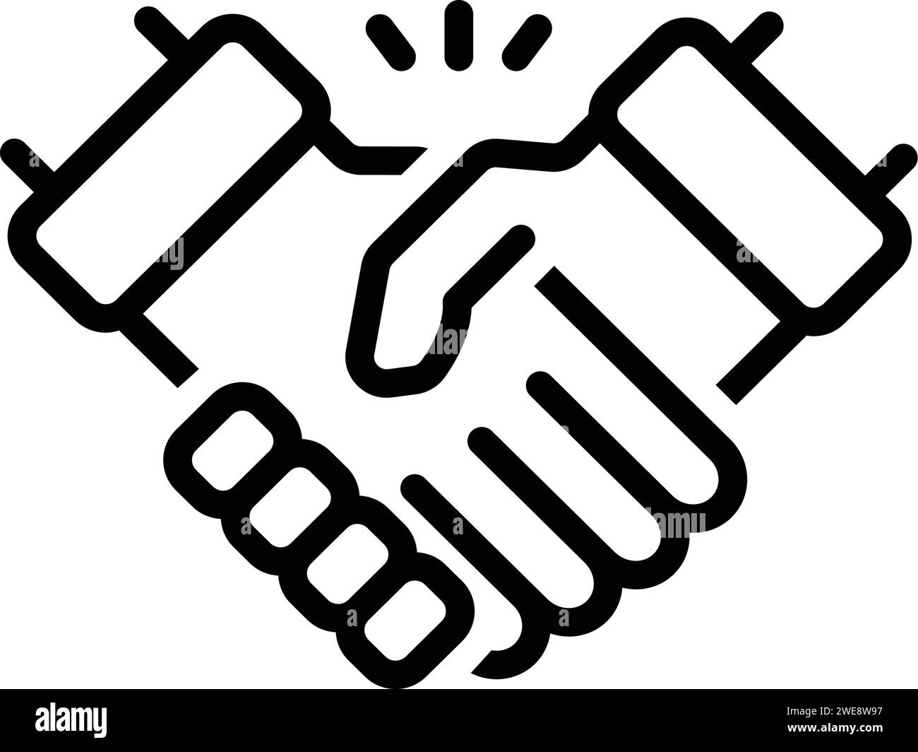 Disagreement agreement Stock Vector Images - Alamy