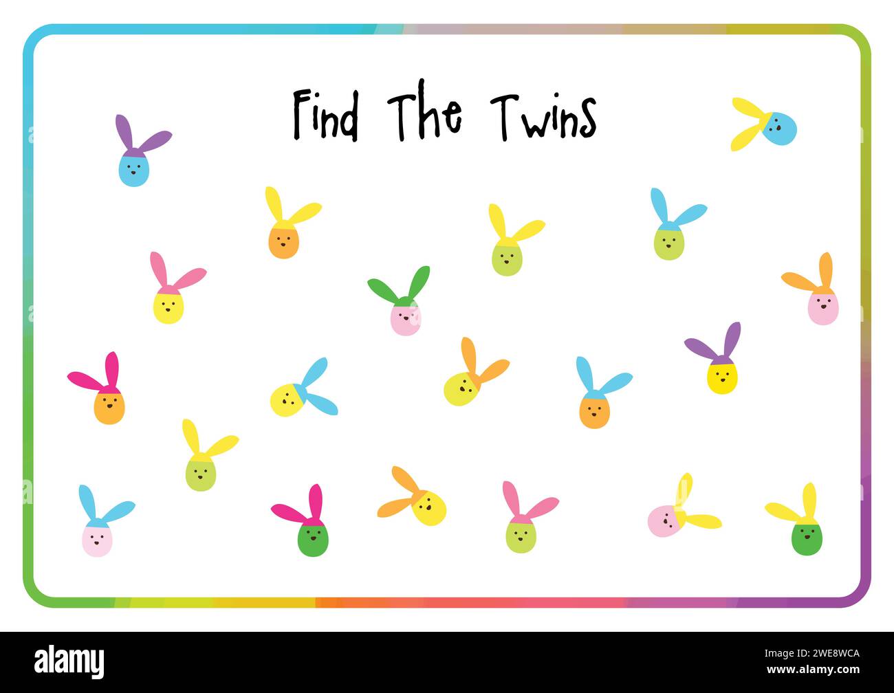 Pairs of twins Stock Vector Images - Alamy