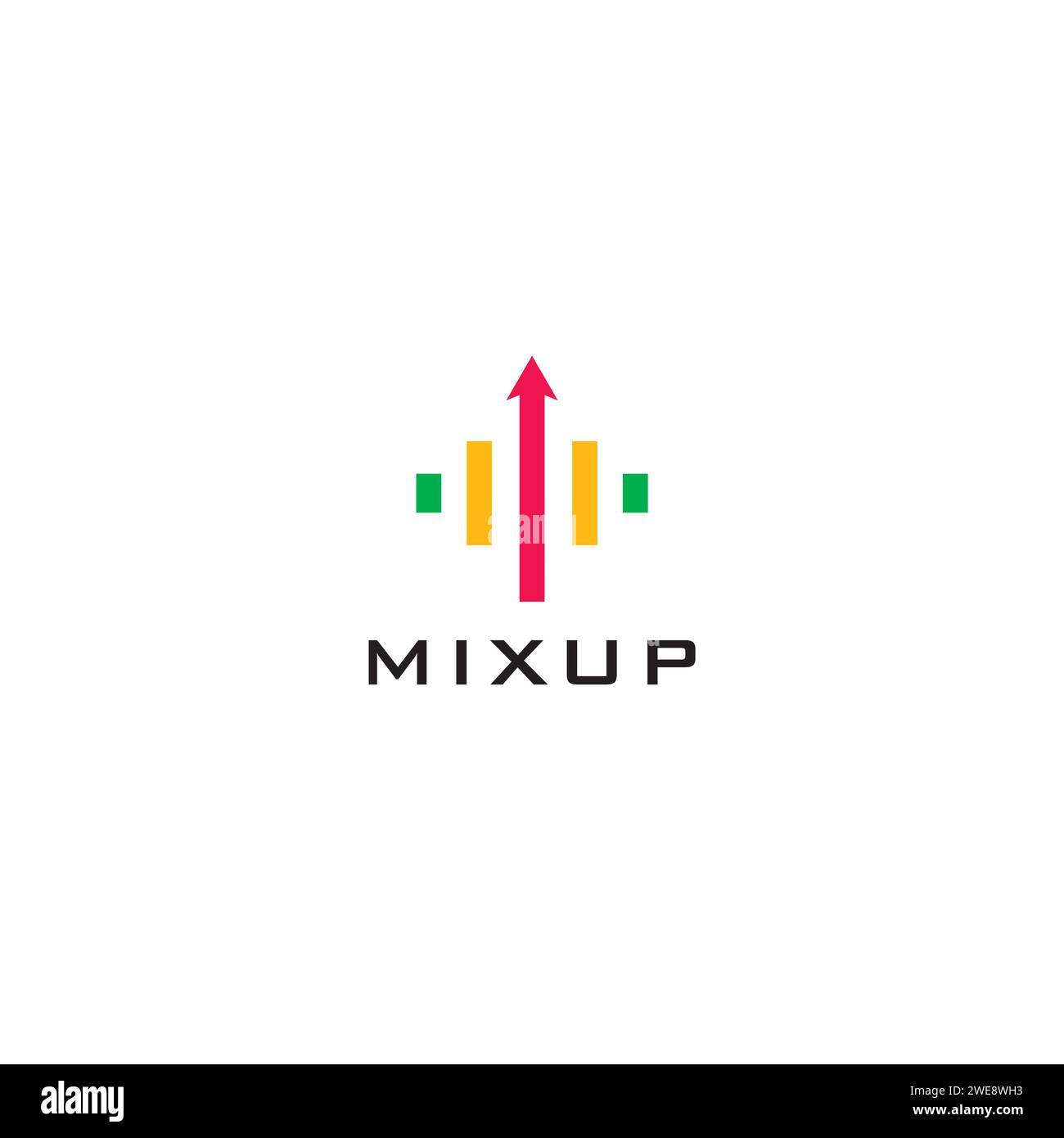 Modern industrial arrow logo hi-res stock photography and images - Alamy