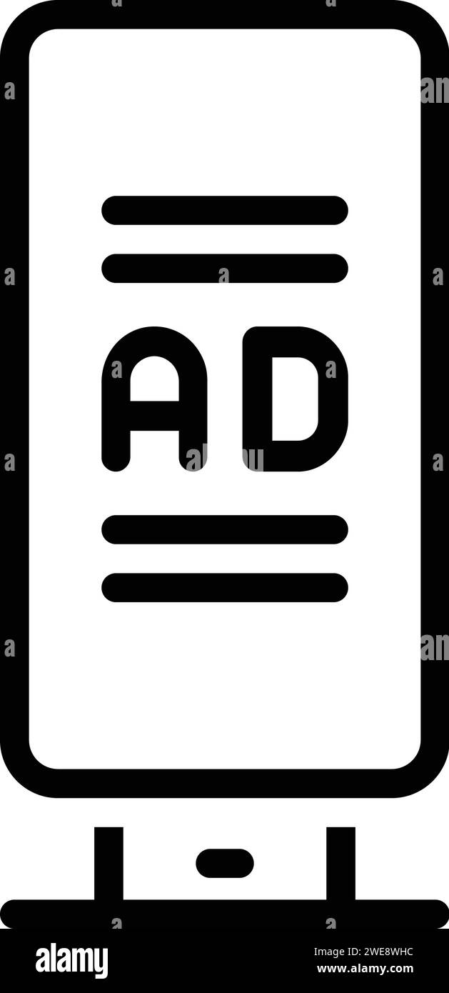 Icon for ad board,poster Stock Vector Image & Art - Alamy