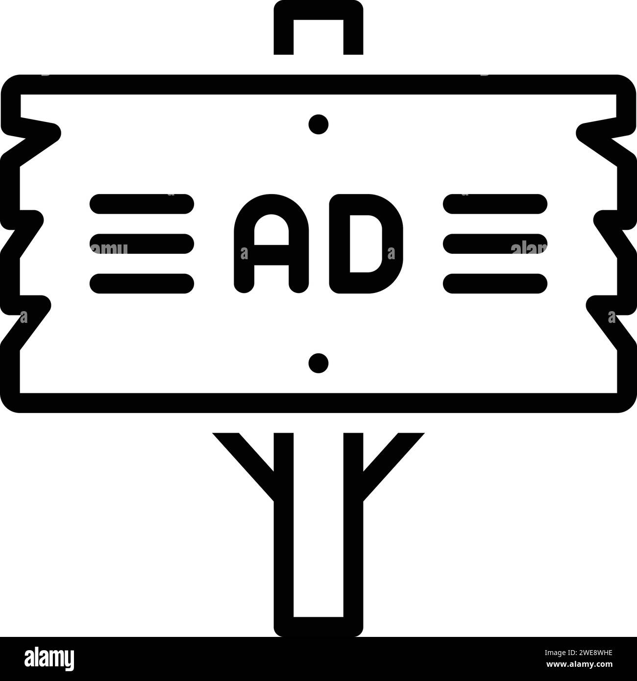 Icon for ad plank,frame Stock Vector Image & Art - Alamy