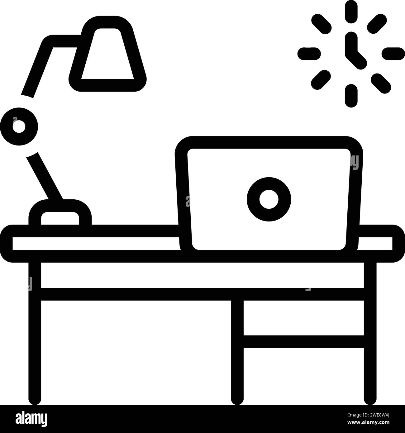 Icon for workspace,cubicle,office Stock Vector Image & Art - Alamy