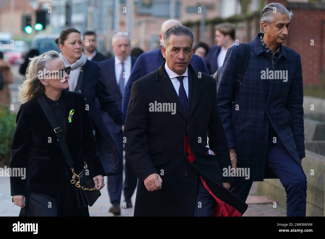 The family of Grace O'Malley-Kumar arriving at outside Nottingham Crown ...