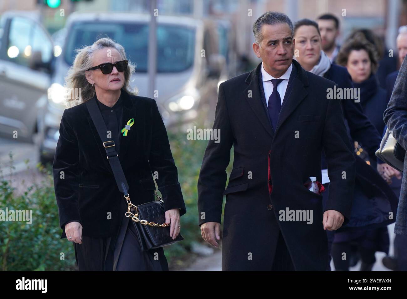 The family of Grace O'Malley-Kumar arriving at outside Nottingham Crown ...