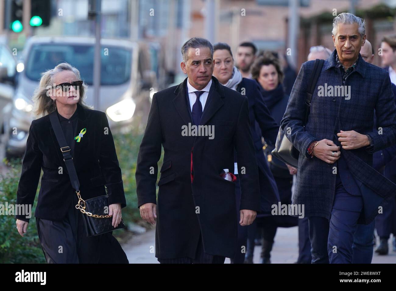 The family of Grace O'Malley-Kumar arriving at outside Nottingham Crown ...
