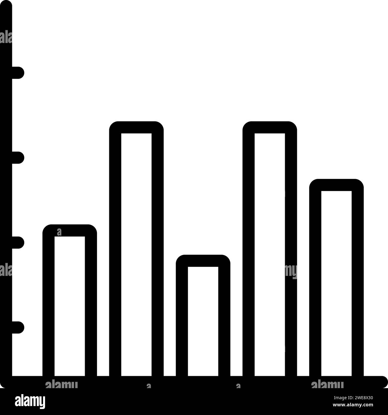 Icon for bar chart Stock Vector Image & Art - Alamy
