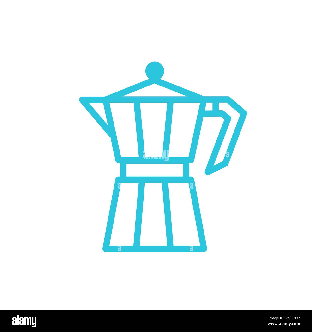 Cafetera icon. From blue icon set Stock Vector Image & Art - Alamy