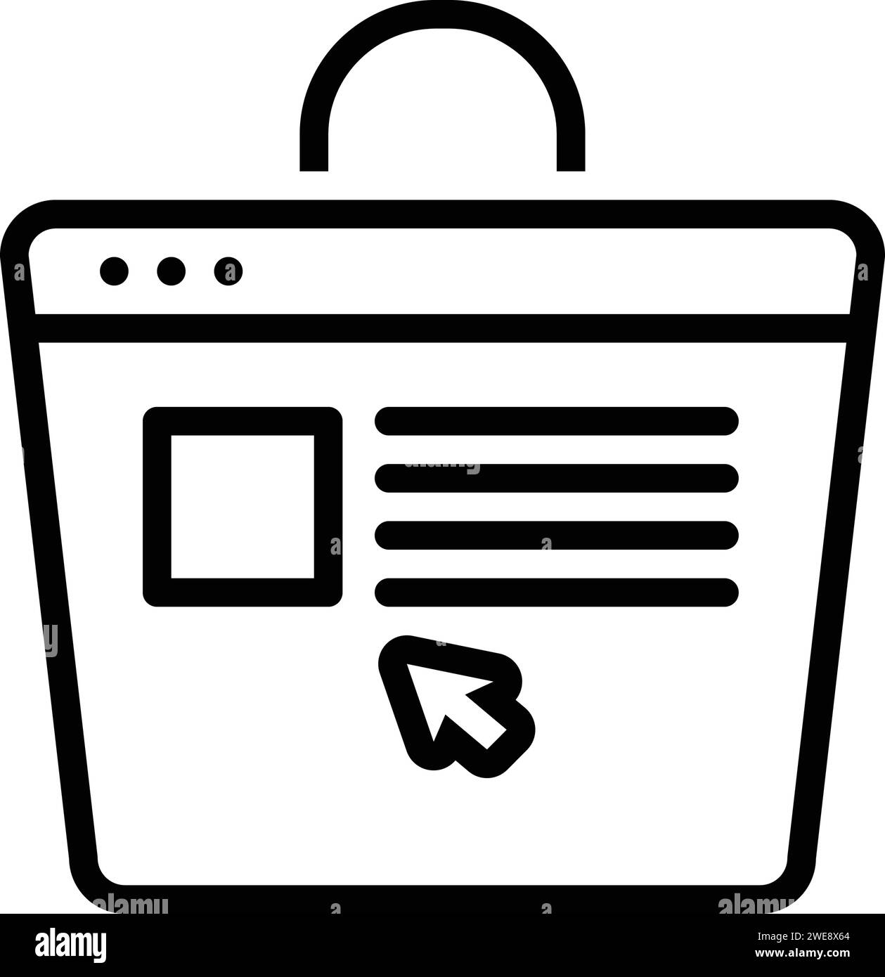 Icon for ecommerce,browsing Stock Vector Image & Art - Alamy