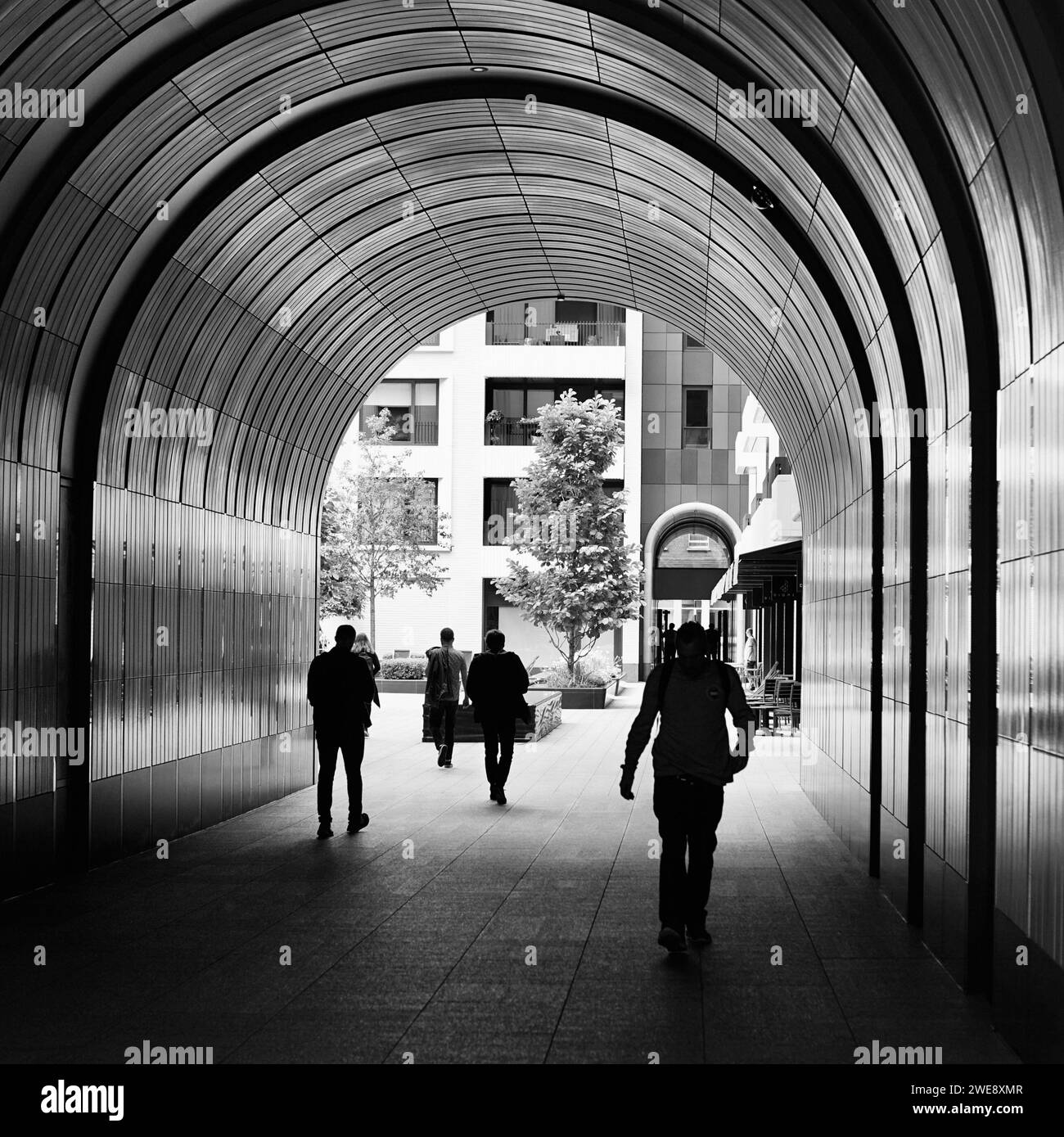 Archway through archway Black and White Stock Photos & Images - Alamy