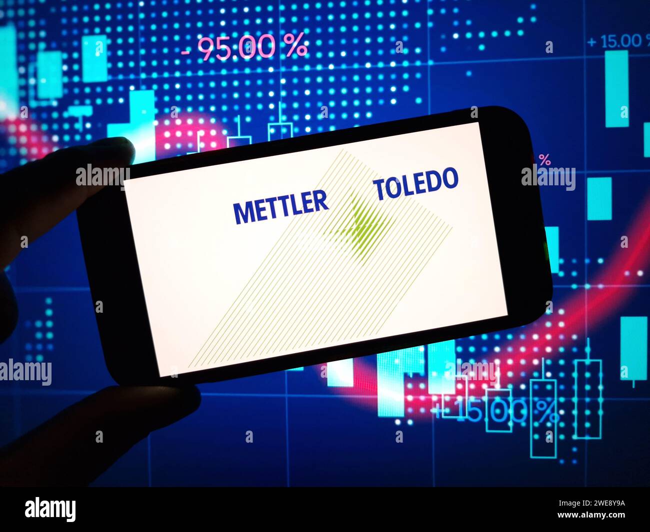 Konskie, Poland - January 23, 2024: Mettler-Toledo company logo ...