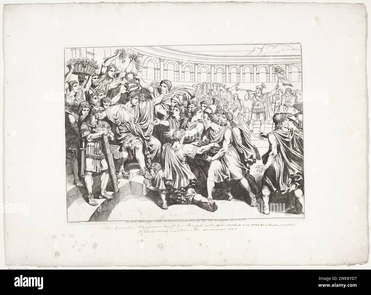 Titus Flamminus, Bartolomeo Pinelli, 1819 print Titus Quinctius ...