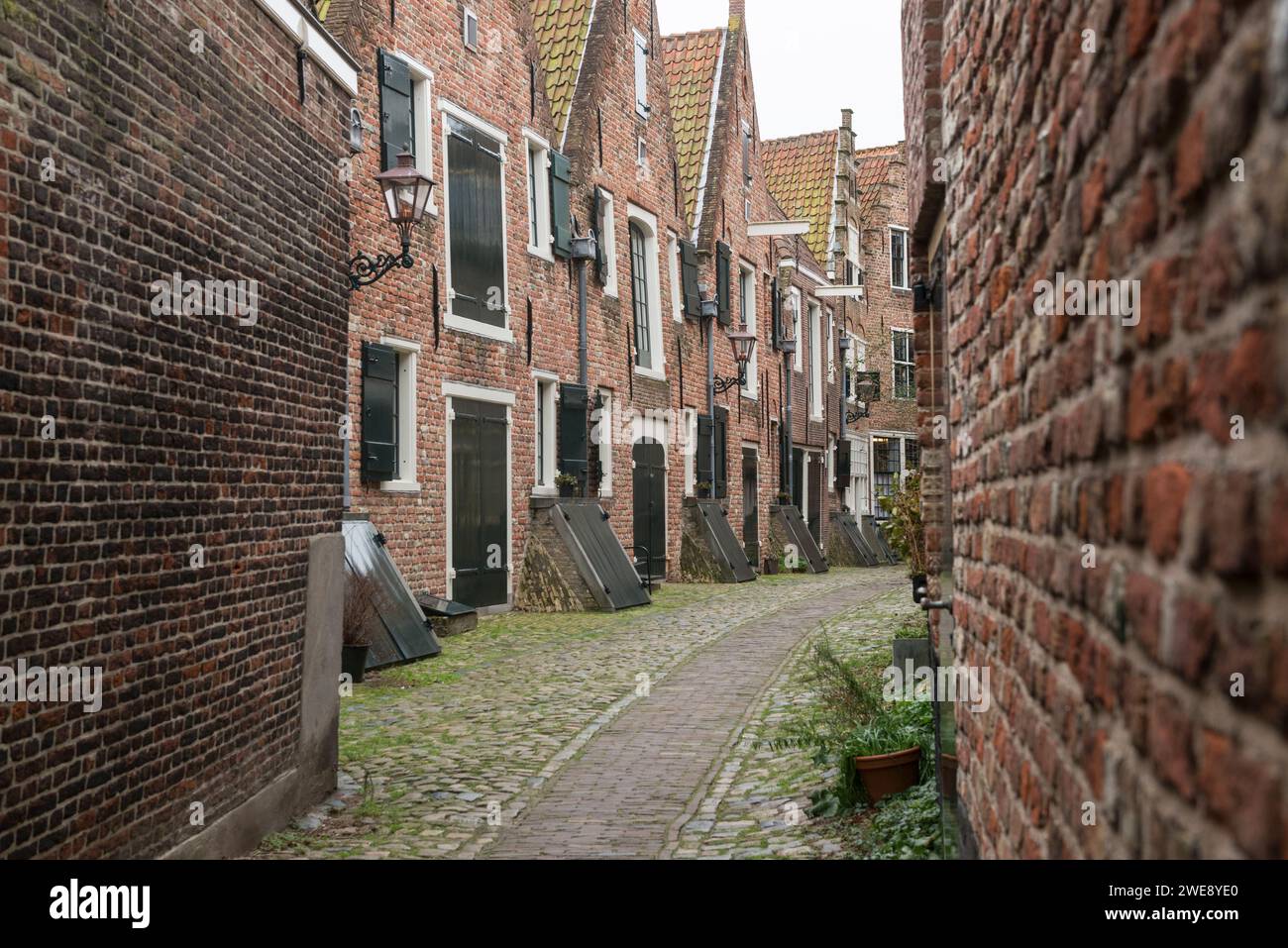 Kuiperspoort. Restored 17th century storehouses of the cooper guild in ...