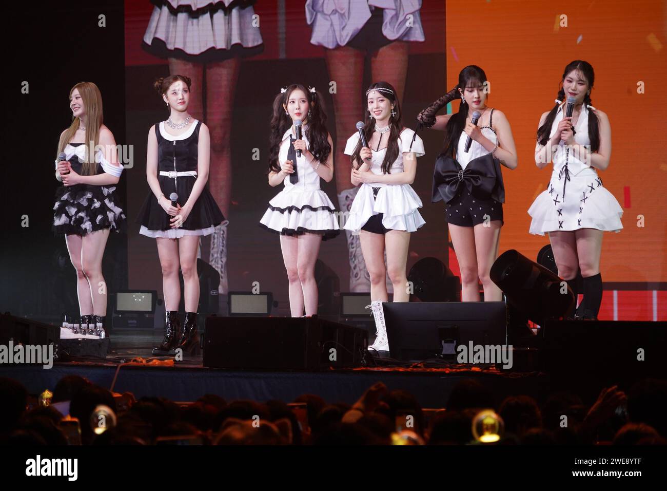 South Korean girl group STAYC holds a concert in Hong Kong, China, 20 ...