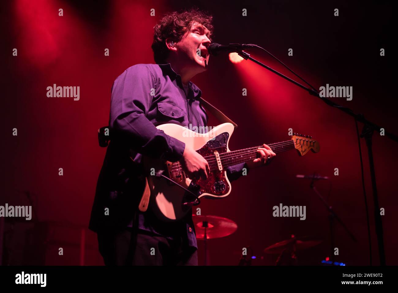 Oslo, Norway. 22nd, January 2024. The English band Pale Blue Eyes ...