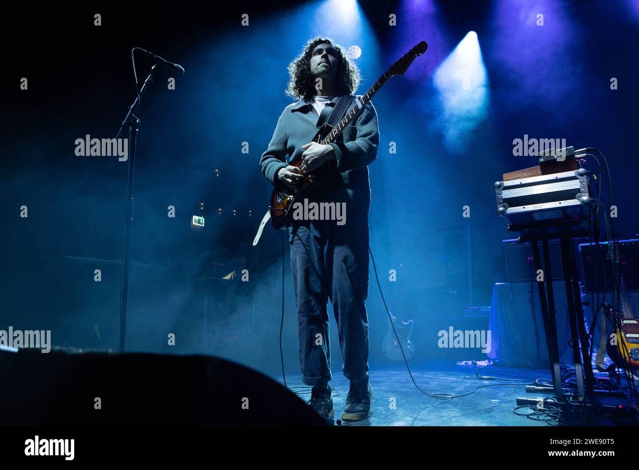 Oslo, Norway. 22nd, January 2024. The English band Pale Blue Eyes ...