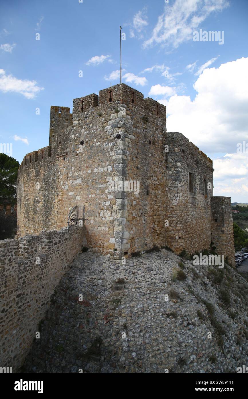 Tomar Castle, Tomar, Ribatejo Province, Portugal Stock Photo - Alamy