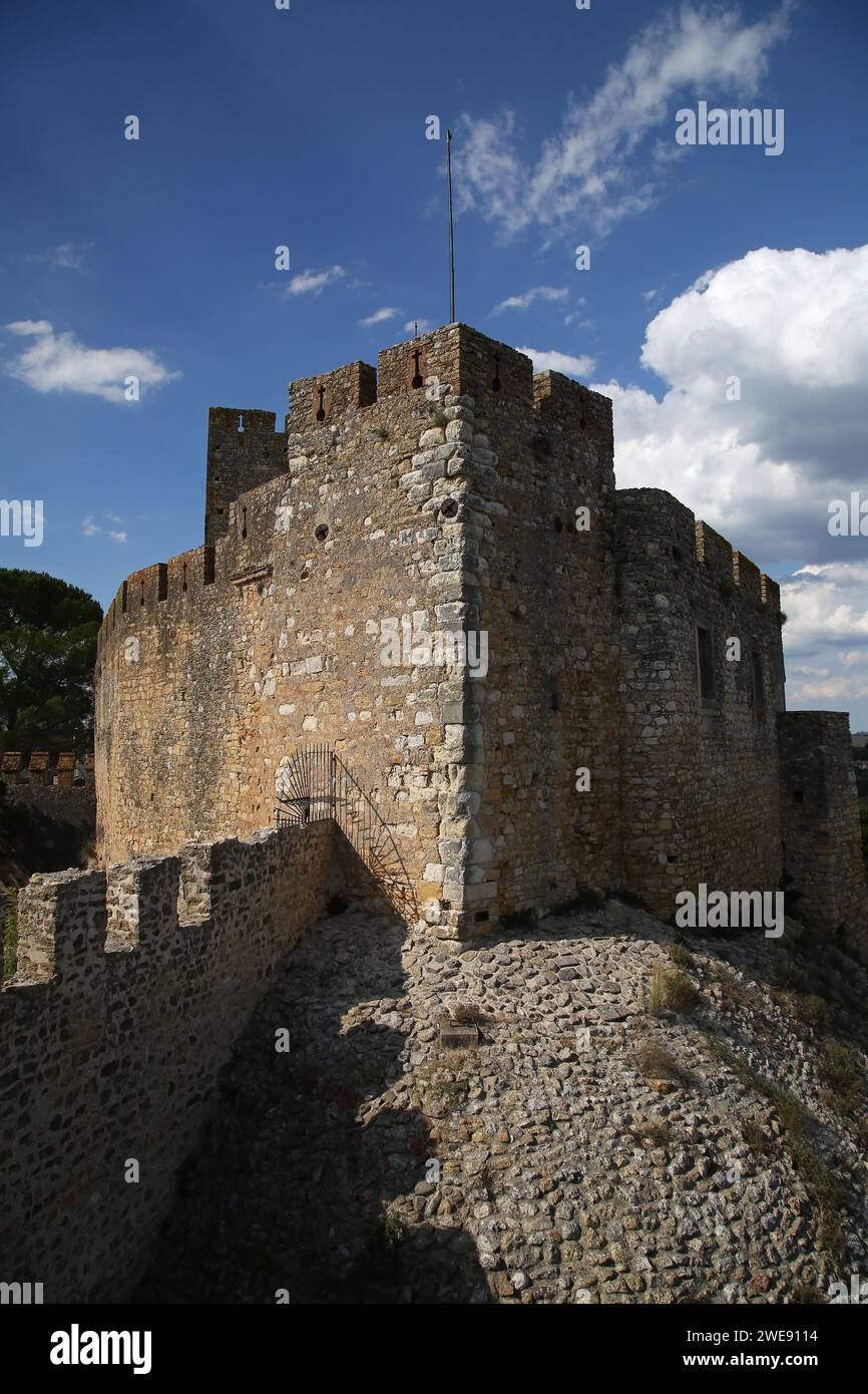 Tomar Castle, Tomar, Ribatejo Province, Portugal Stock Photo - Alamy
