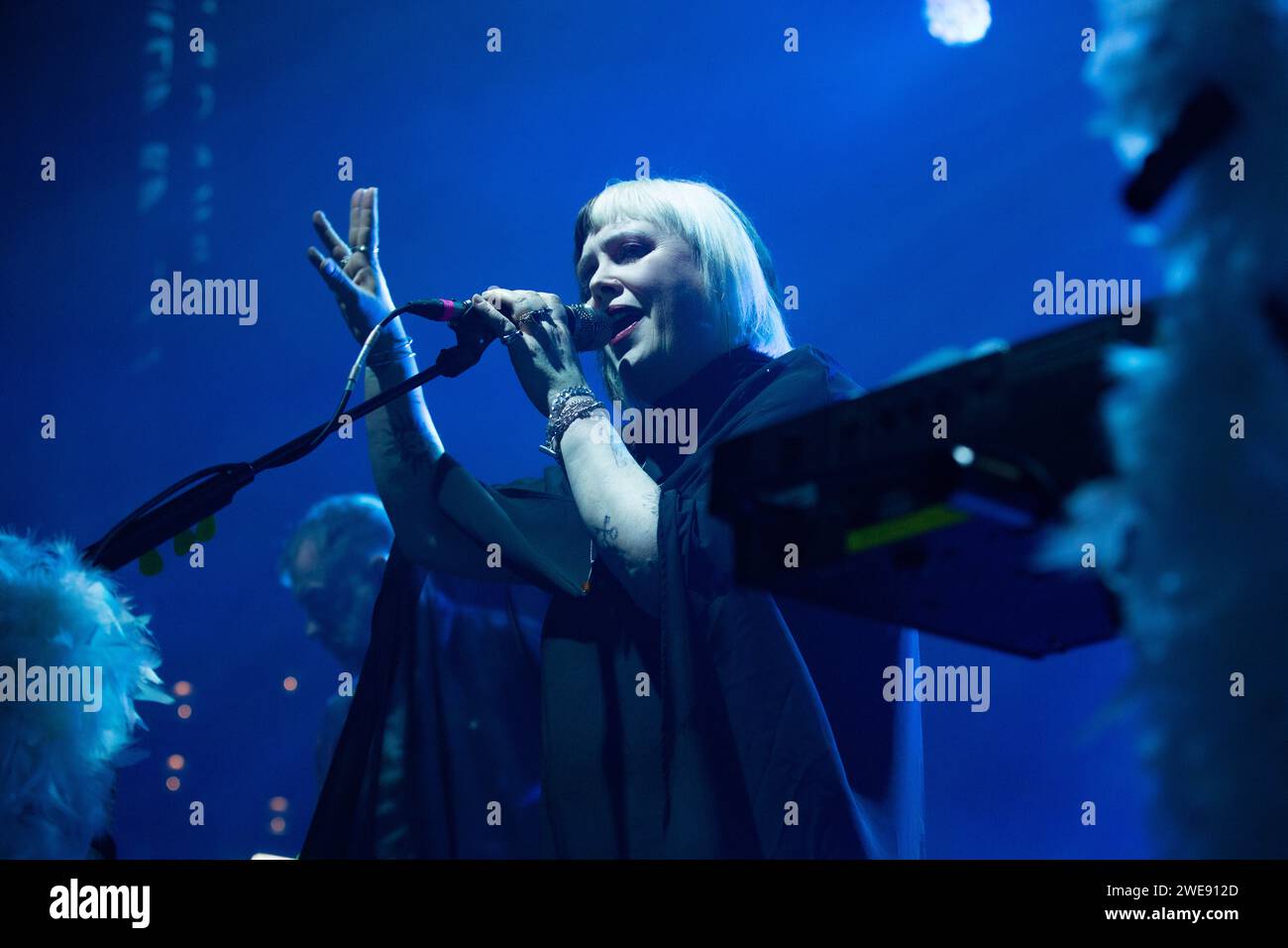Oslo, Norway. 22nd, January 2024. The English band Slowdive performs a ...