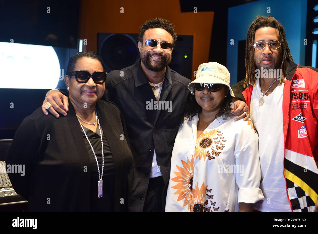 MIAMI, FLORIDA - JANUARY 22: IMC co-founder Sharon Burke, Reggae Singer/ Conference chair Shaggy ...