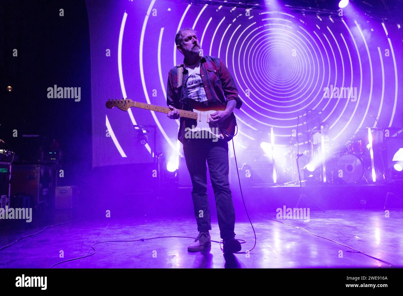 Oslo, Norway. 22nd, January 2024. The English band Slowdive performs a ...