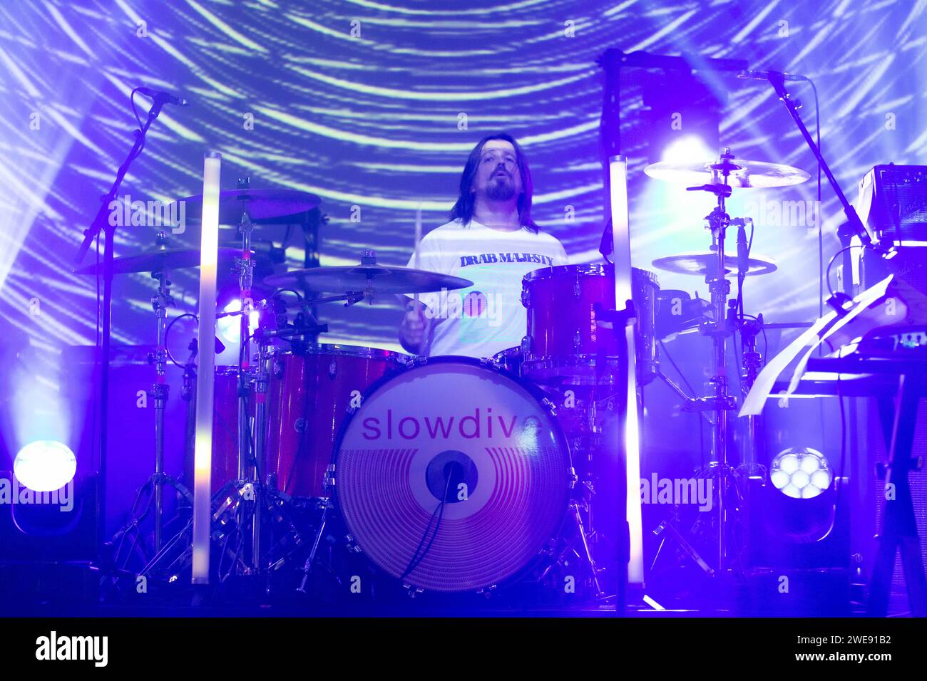 Oslo, Norway. 22nd, January 2024. The English band Slowdive performs a ...