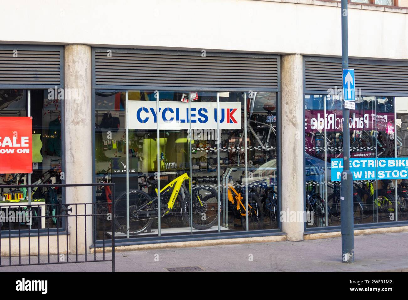Cycles uk store front, canterbury, kent, uk Stock Photo - Alamy