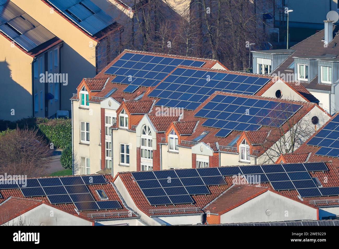 Bottrop, Nordrhein-Westfalen, Deutschland - Solarsiedlung ...