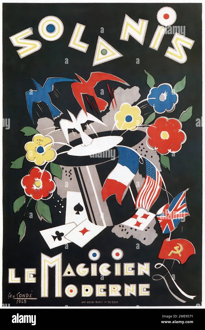 ["SOLANIS LE MAGICIEN MODERNE"] ["SOLANIS THE MODERN MAGICIAN"] Vintage ...
