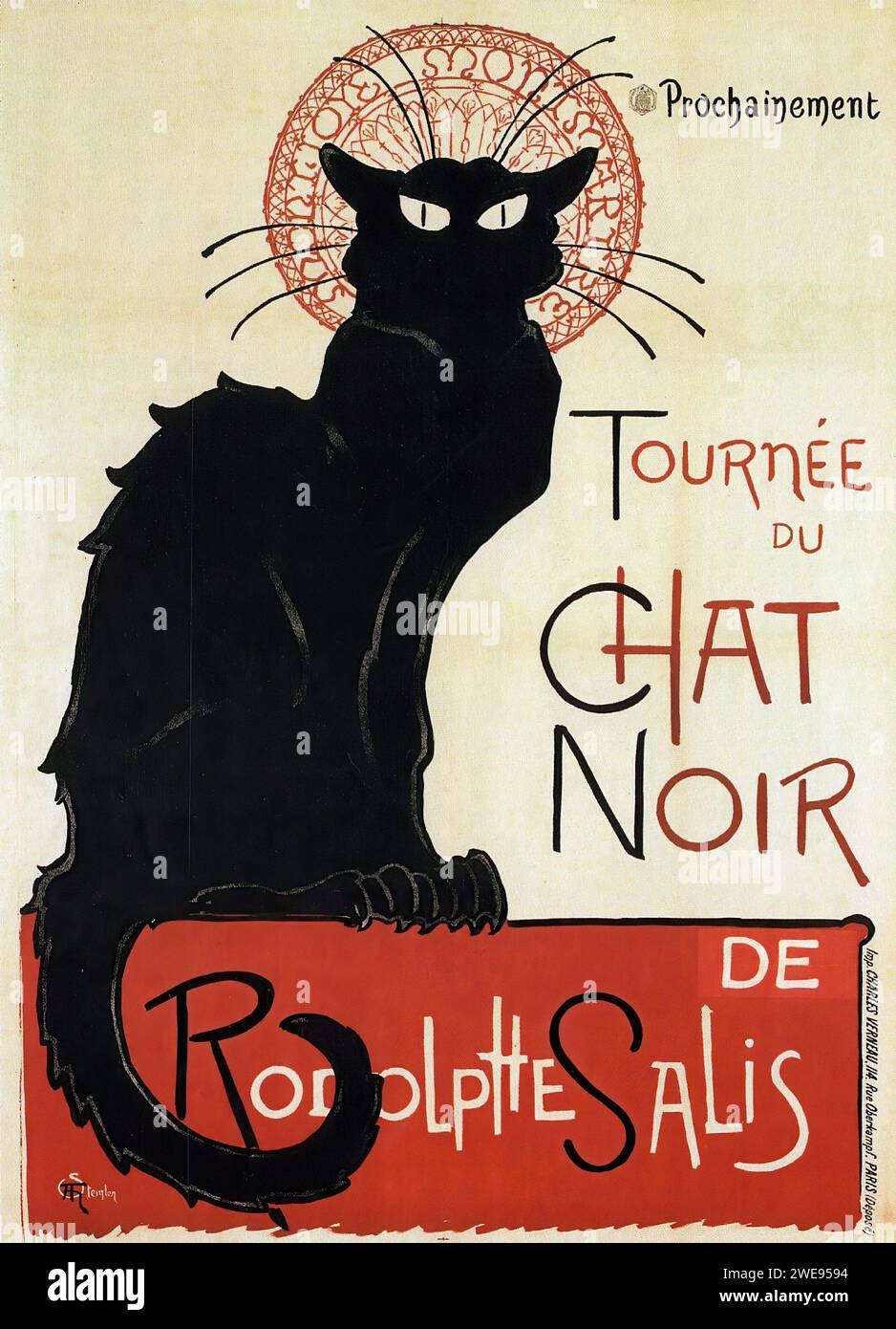 "Prochainement Tournée du CHAT NOIR de Rodolphe Salis" [Coming Soon ...