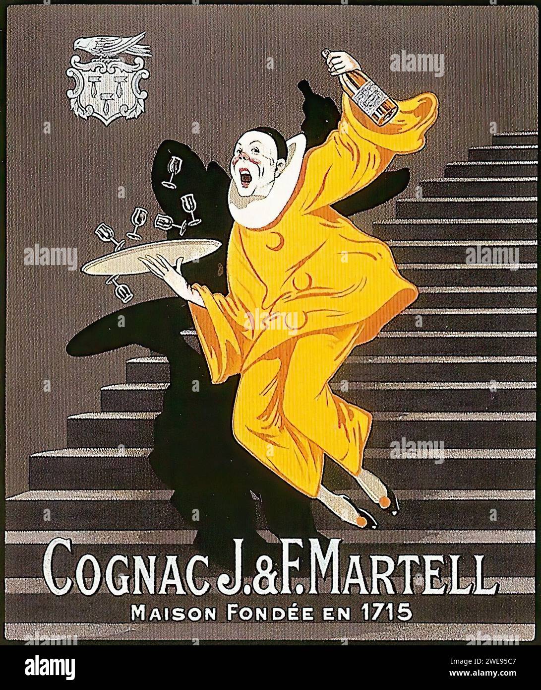 "COGNAC J.&F.MARTELL" "COGNAC J.&F.MARTELL" A vintage advertisement ...