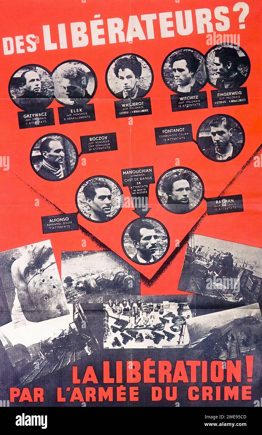 "des LIBERATEURS? LA LIBERATION PAR L'ARMEE DU CRIME" [The Liberators ...