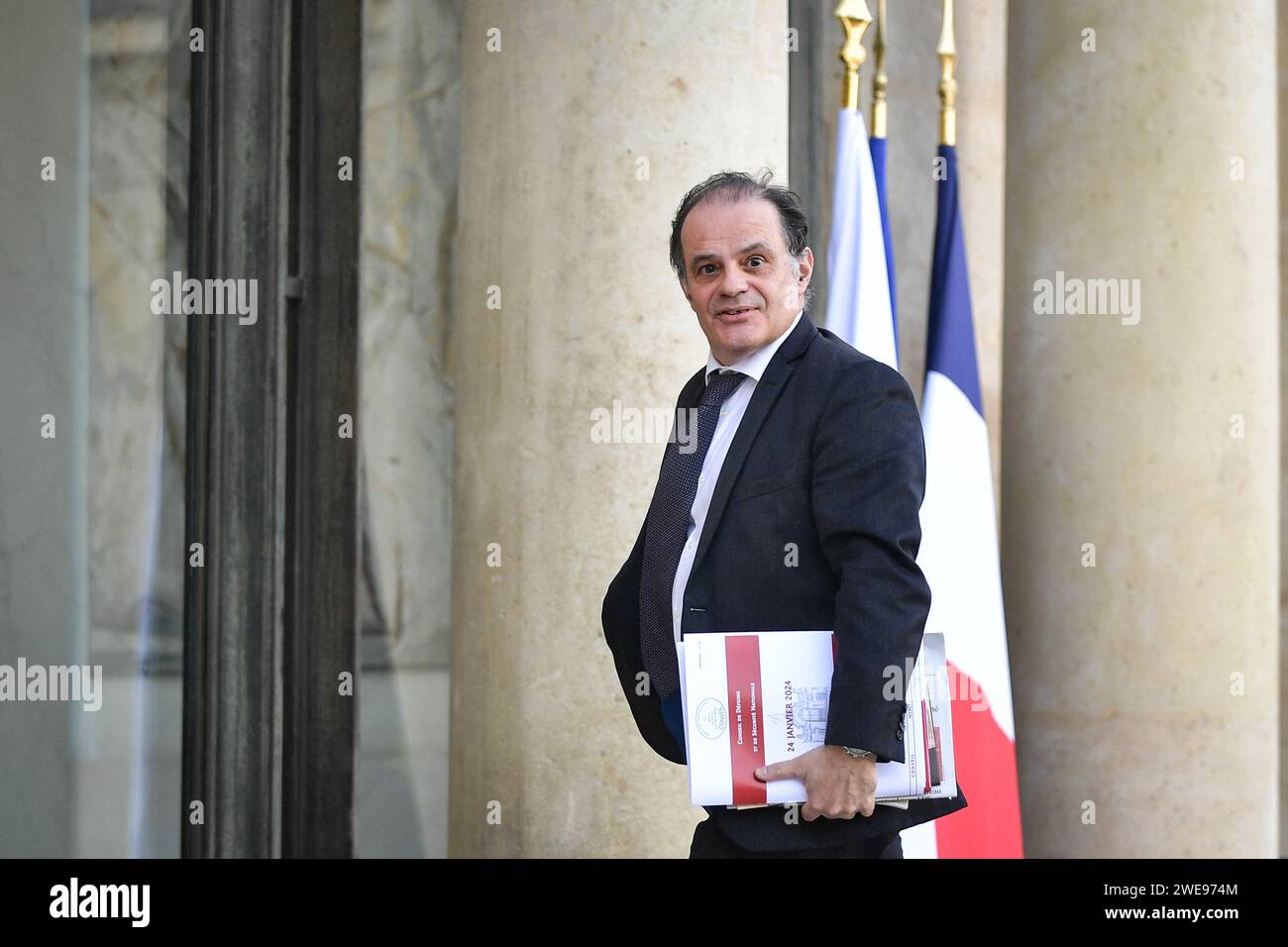 Paris, France. 24th Jan, 2024. French Director General of the French ...