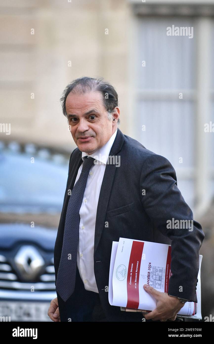 Paris, France. 24th Jan, 2024. French Director General of the French ...