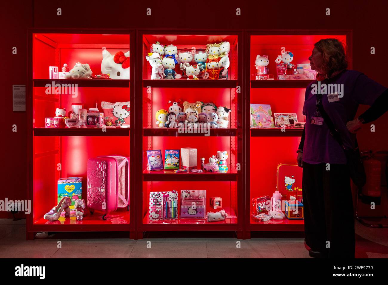 London, UK. 24 January 2024. 'Hello Kitty collection', 1976-2020s, by ...