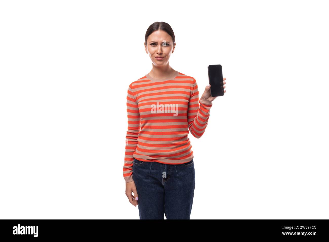 Mockup portrait happy black Cut Out Stock Images & Pictures - Alamy