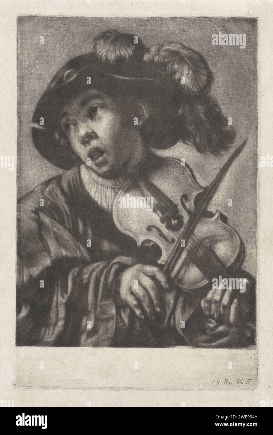 Portret Van Daniel Boon, Jan Griffier (I), After Hendrick Ter Brugghen ...