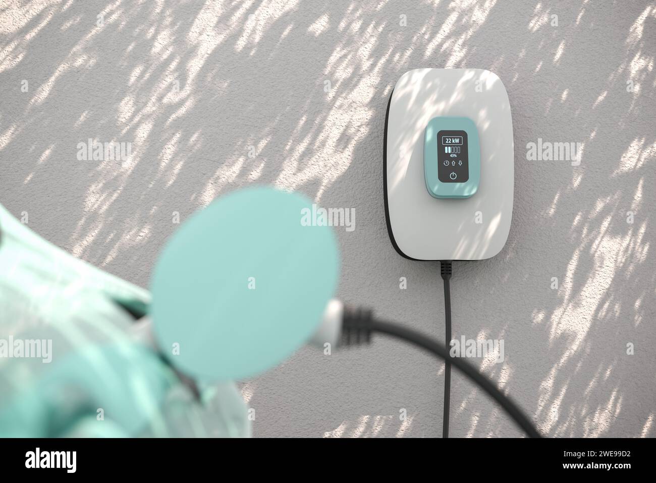 Focus ev car recharging display hi-res stock photography and images - Alamy
