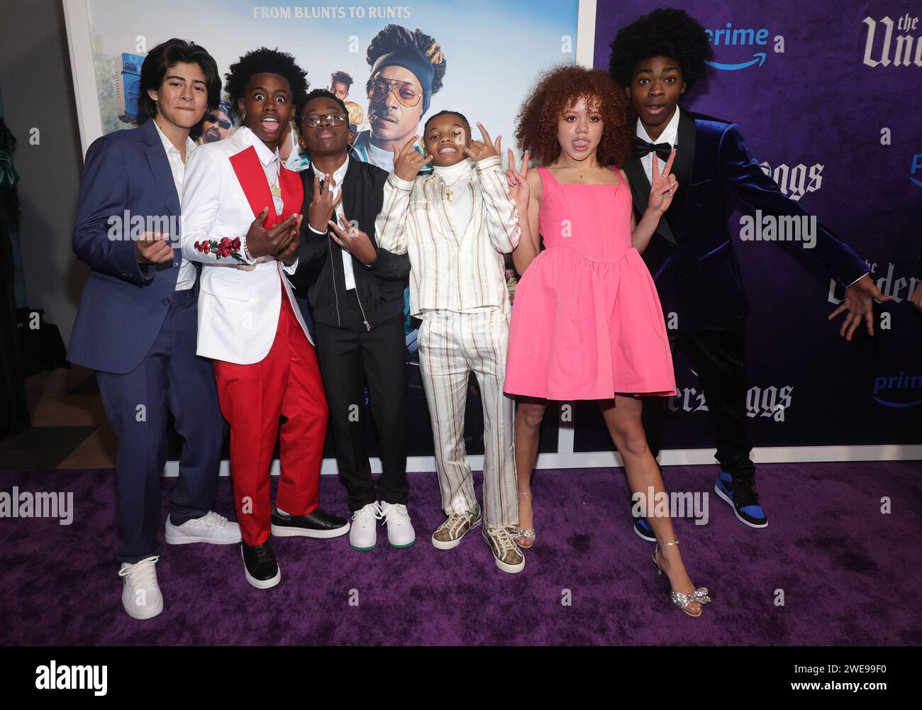 Culver City, Ca. 23rd Jan, 2024. Adan James Carrillo, Caleb Dixon ...