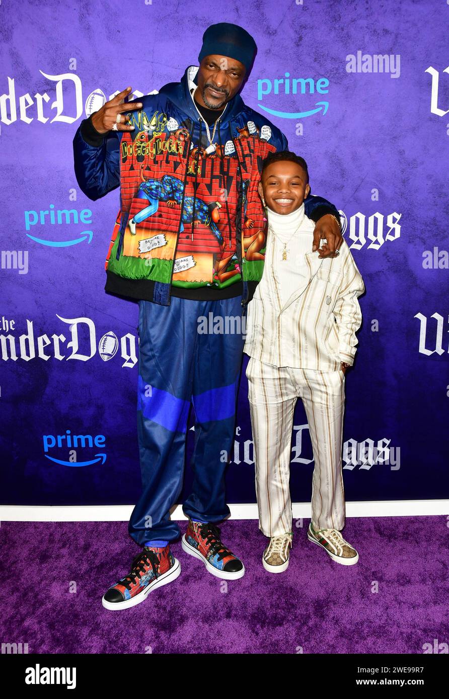Culver City, Ca. 23rd Jan, 2024. Snoop Dogg, Jonigan Booth at the LA ...