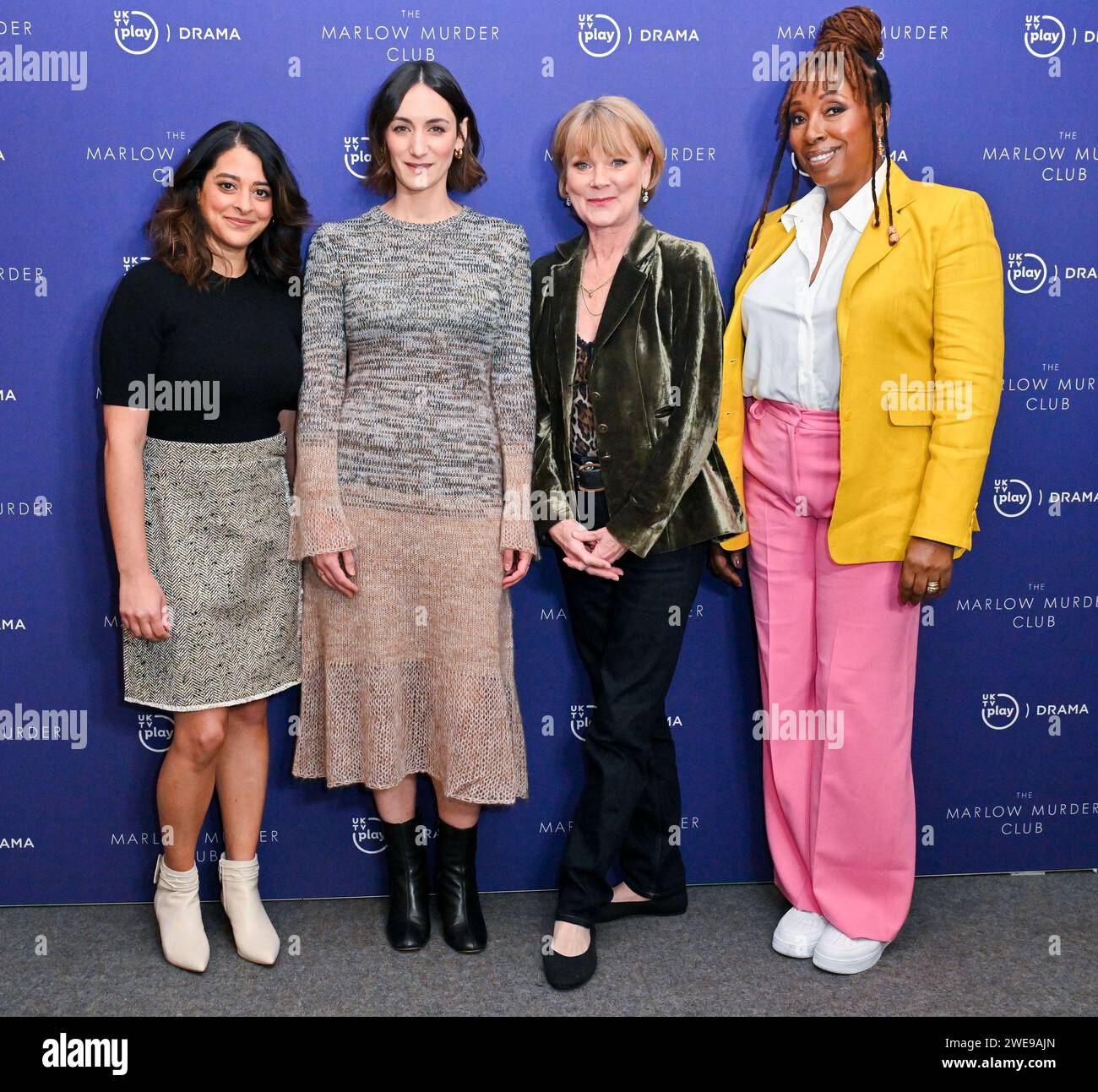 London, UK. 23rd Jan, 2024. (L-R) Natalie Dew, Cara Horgan, Samantha ...