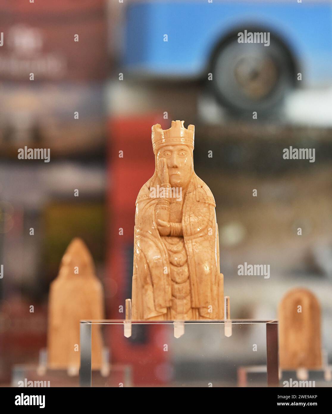 Chess pieces from the Lewis chessmen collection Stock Photo - Alamy