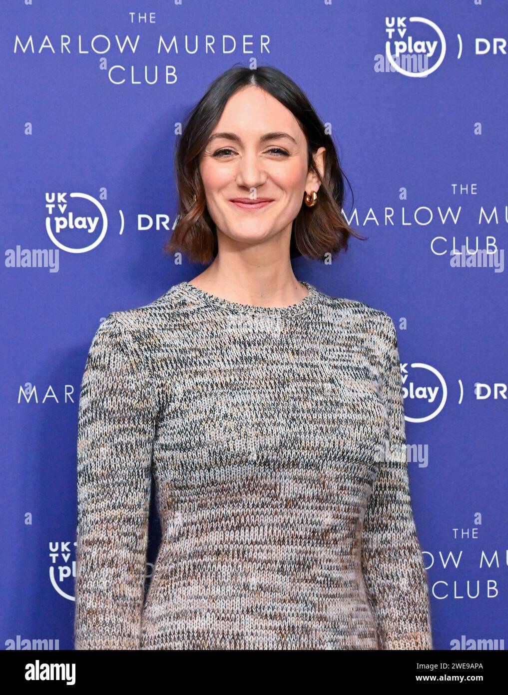 London, UK. 23rd Jan, 2024. Cara Horgan on the Red Carpet for the UKTV ...