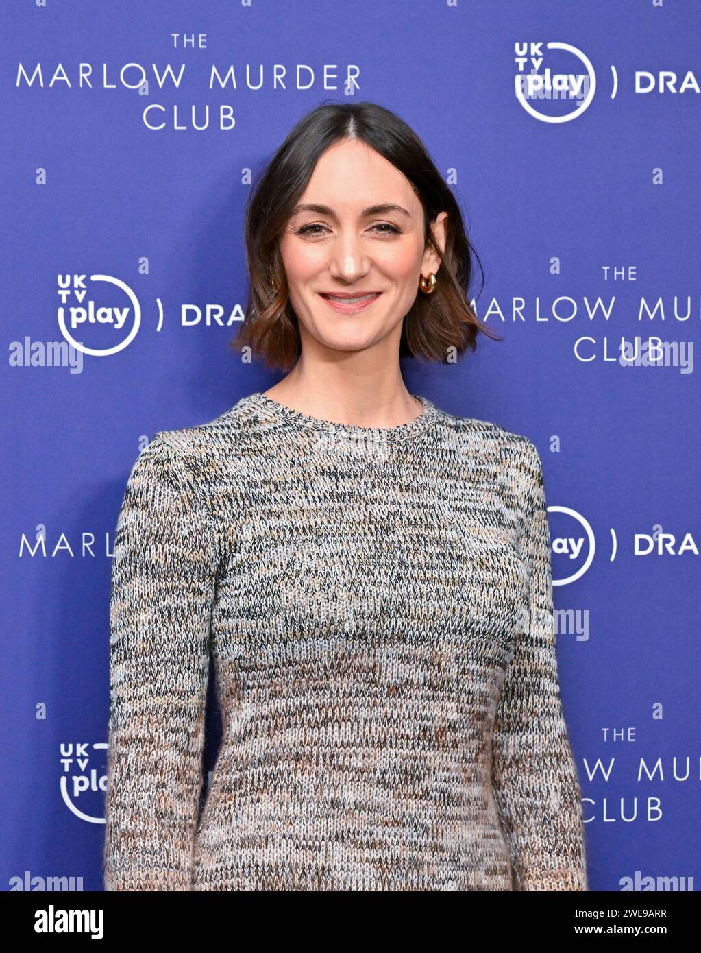 London, UK. 23rd Jan, 2024. Cara Horgan on the Red Carpet for the UKTV ...