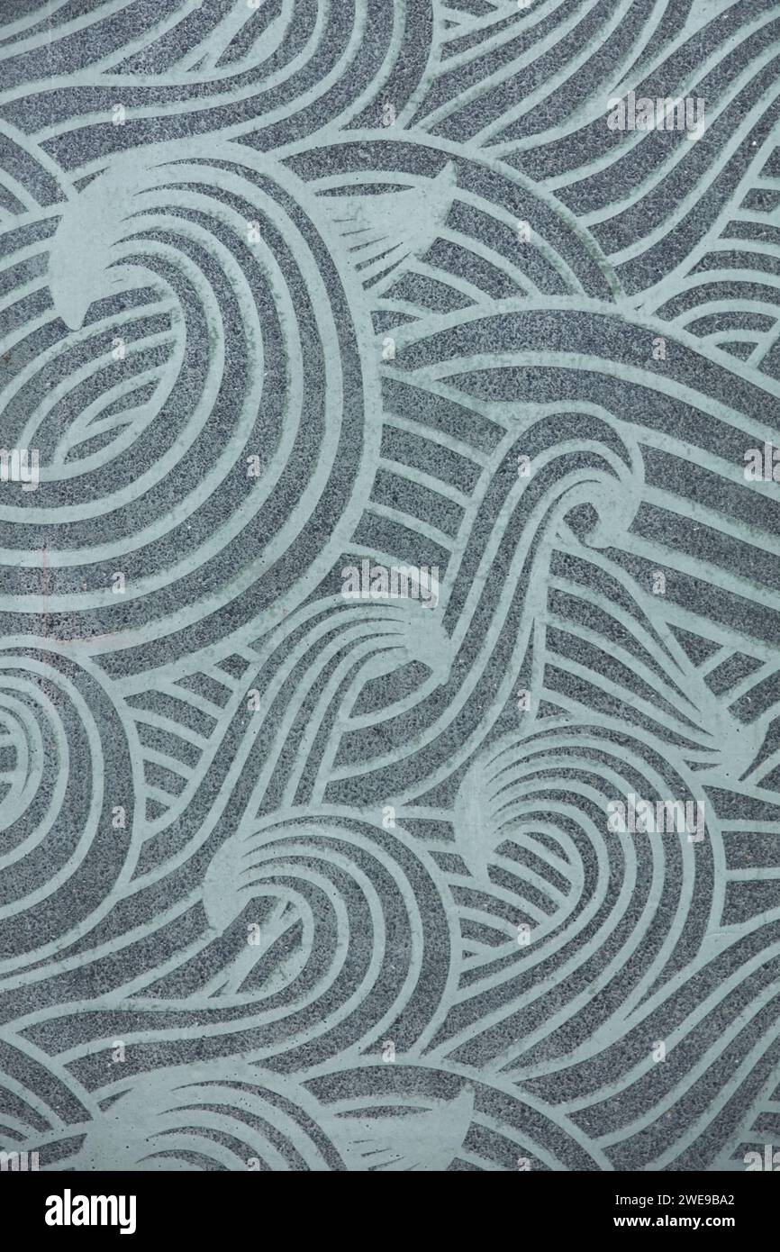 Illustration of decorative wave patterns for texture abstract ...