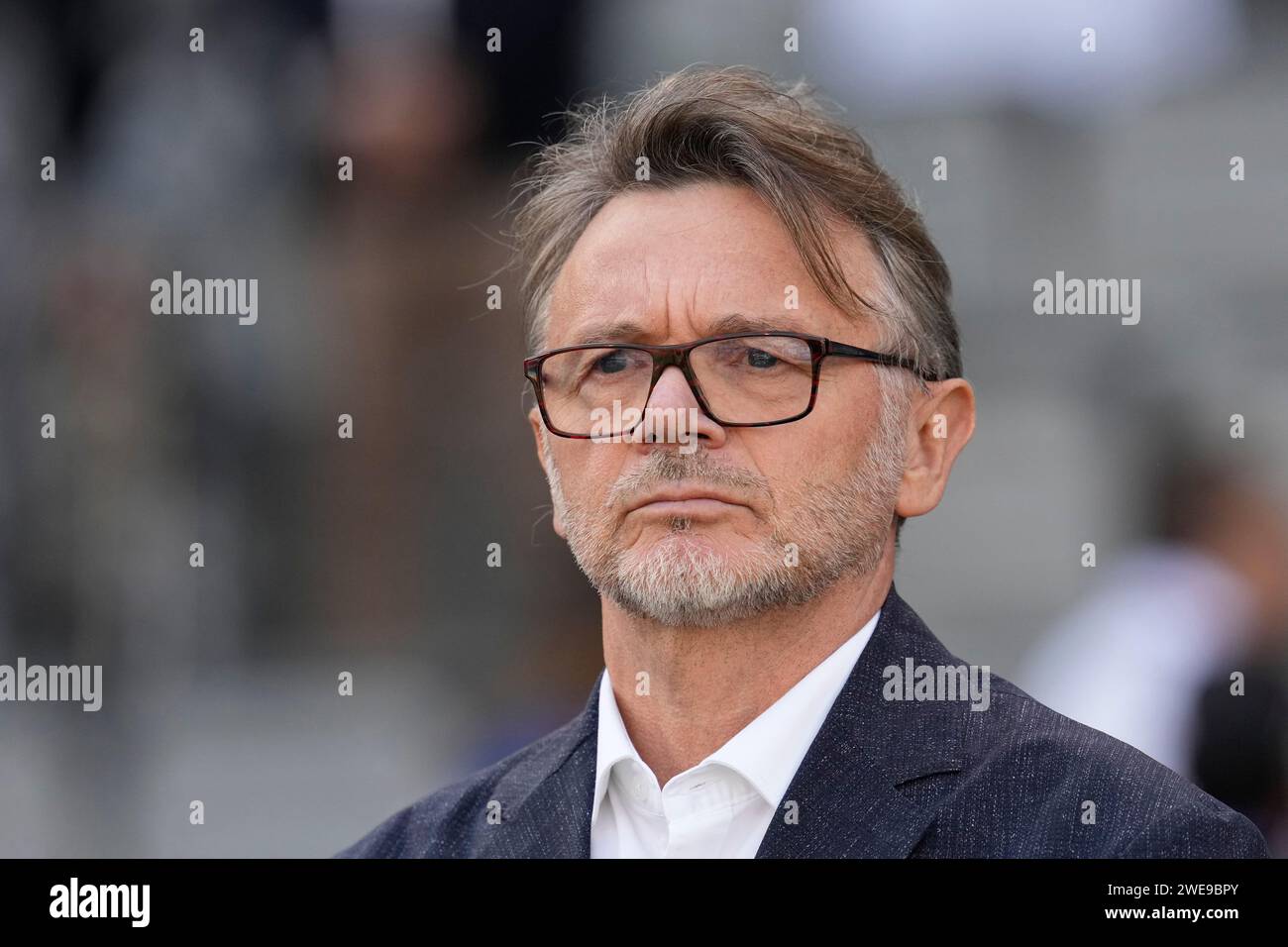 Vietnam's head coach Philippe Troussier stands prior to start of the ...