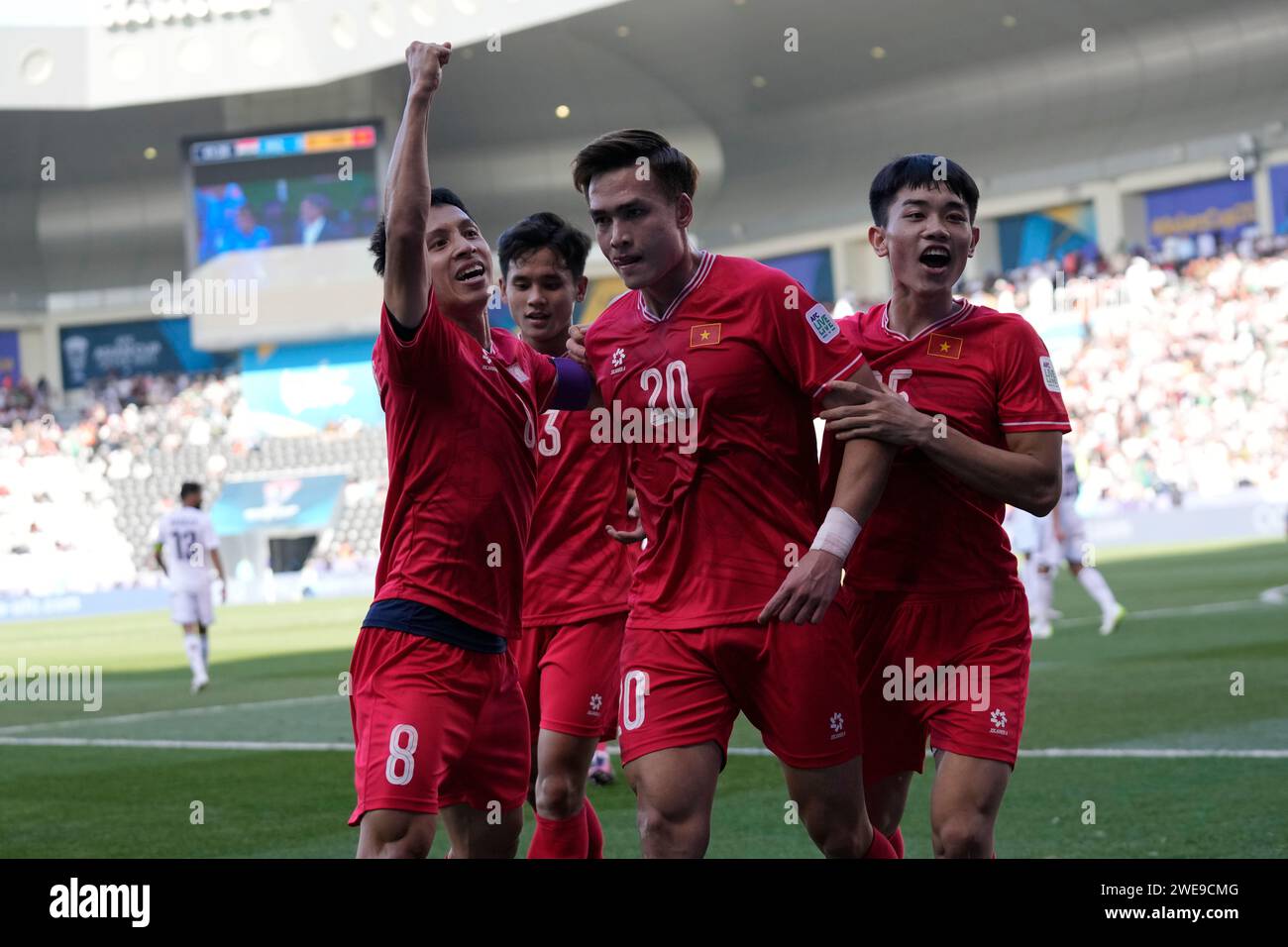 Vietnam's Bui Hoang Viet Anh celebrates after scoring his side's ...
