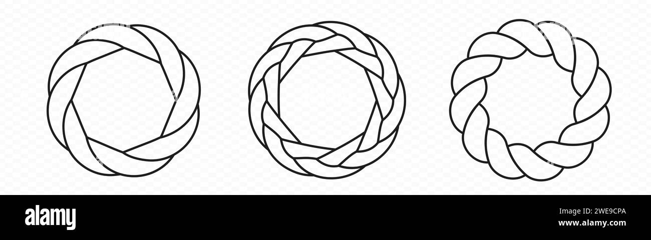 Circle macrame Cut Out Stock Images & Pictures - Alamy