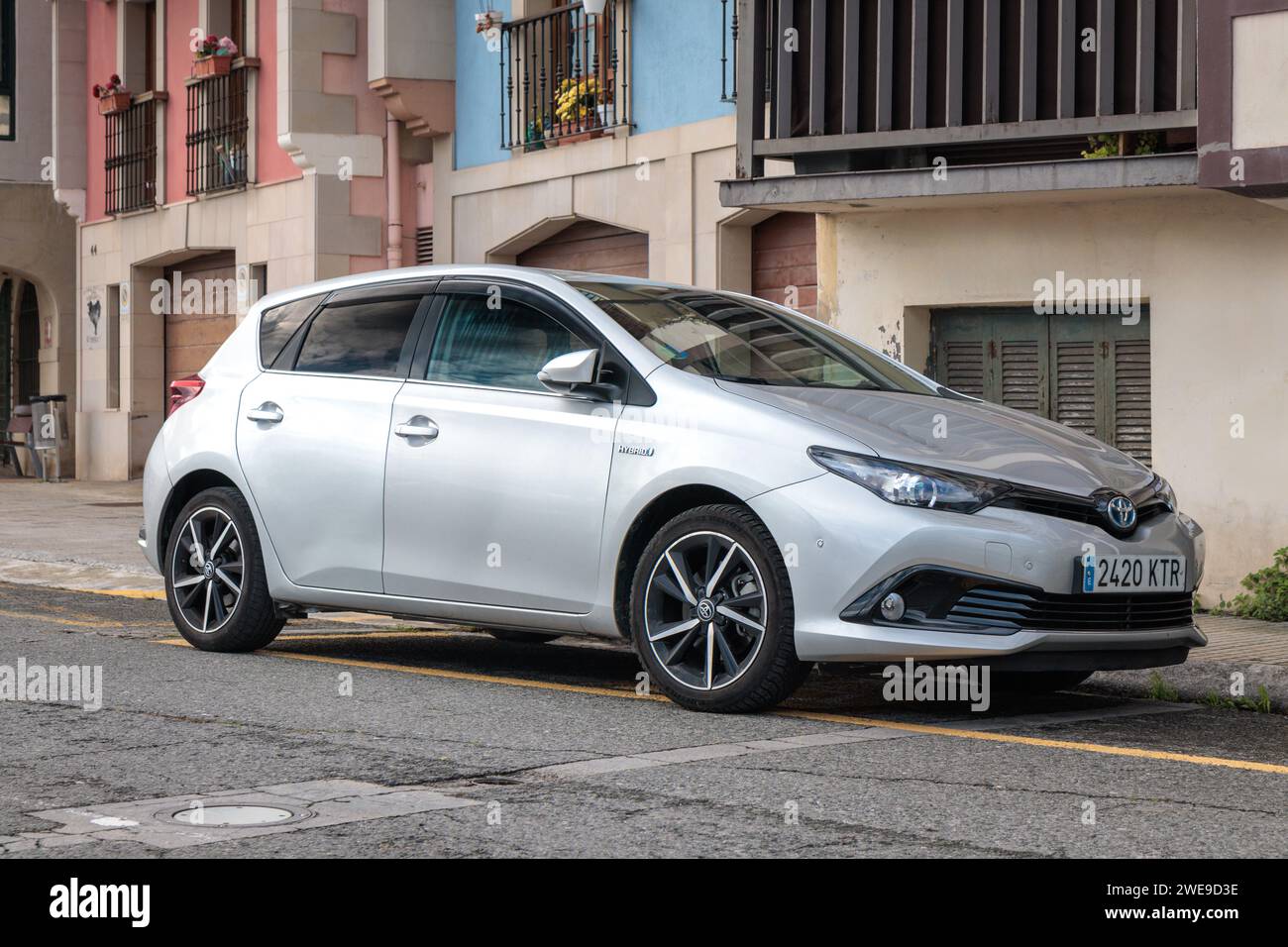 San Sebastian, Spain-November 22, 2023: Toyota Corolla (E170) Hybrid ...