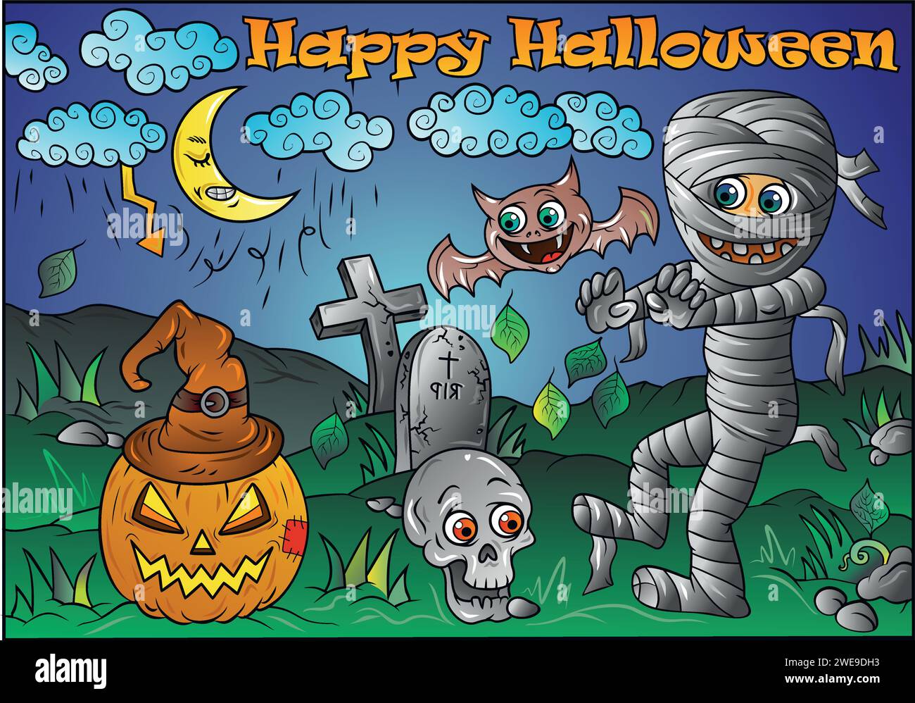 Beautiful painted Stock Vector Images - Alamy